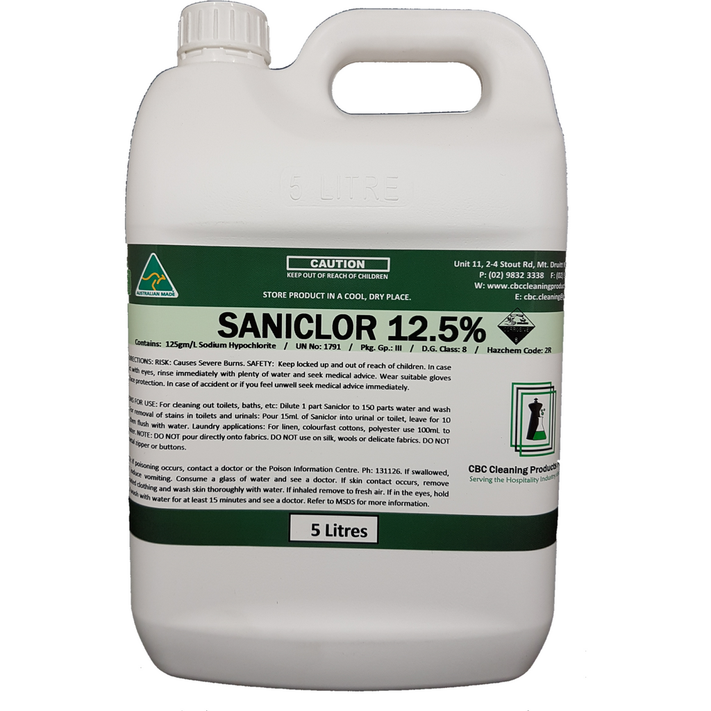 Saniclor 12.5% – CBC Cleaning Products
