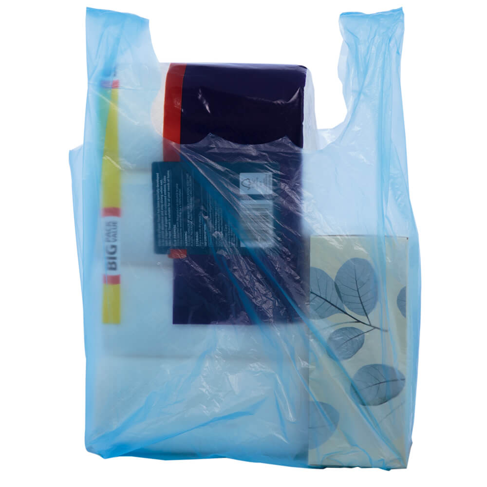 Plastic Singlet Bags - Blue – CBC Cleaning Products